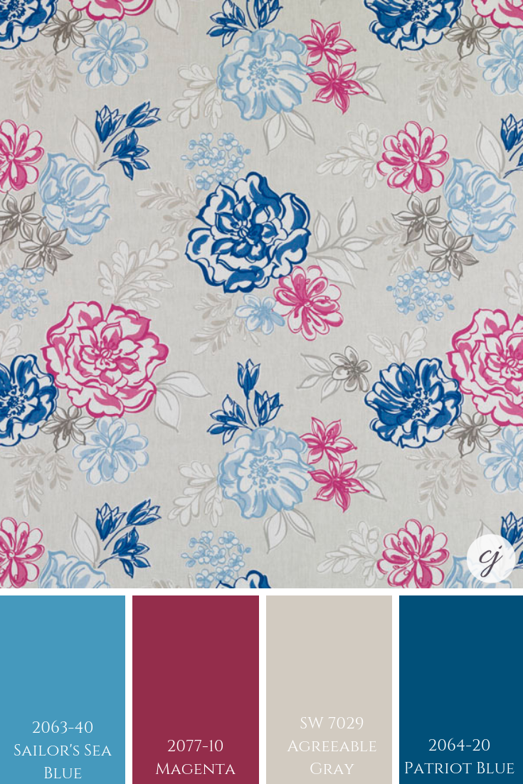 Colour Combinations with Blues - Claire Jefford