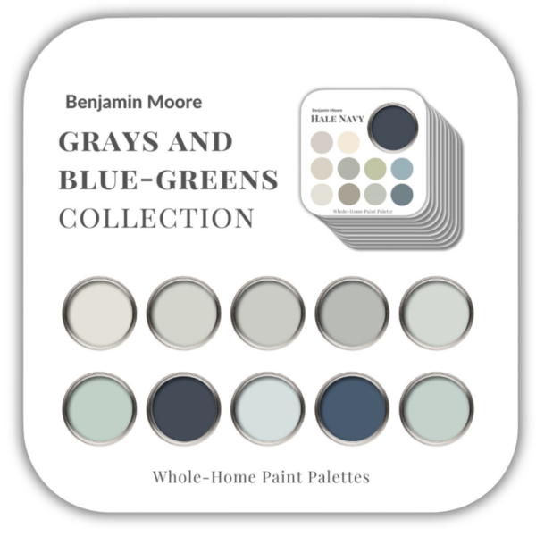 Benjamin Moore Grays & Blue-Greens - Perfect Colour Palettes - Claire ...