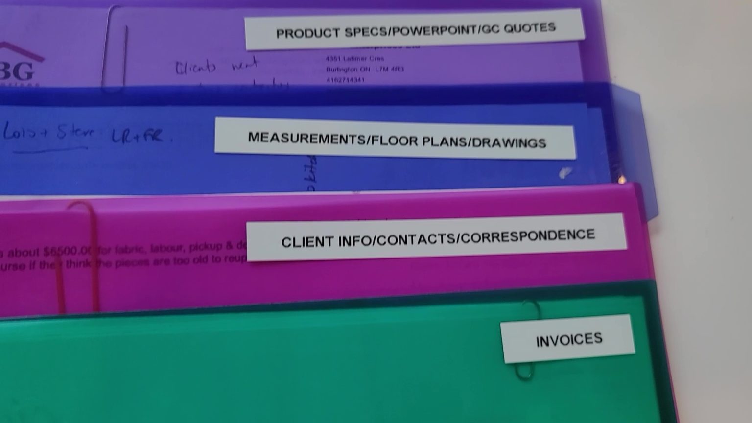 How to Organize Client Folders - Claire Jefford