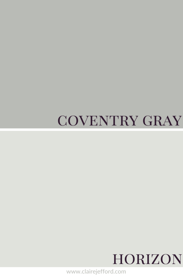 Benjamin Moore Coventry Gray Colour Review by Claire Jefford