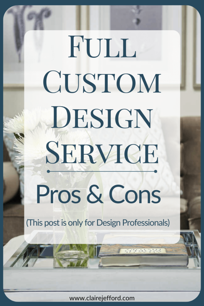Full Custom Design Service - Claire Jefford