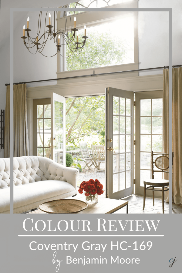 Benjamin Moore Coventry Gray Colour Review by Claire Jefford