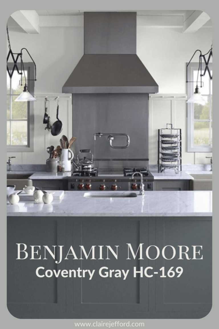 Benjamin Moore Coventry Gray Colour Review by Claire Jefford
