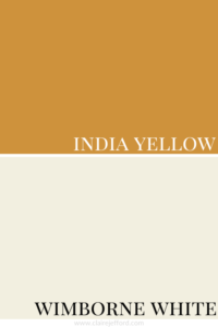 Farrow & Ball India Yellow Colour Review by Claire Jefford