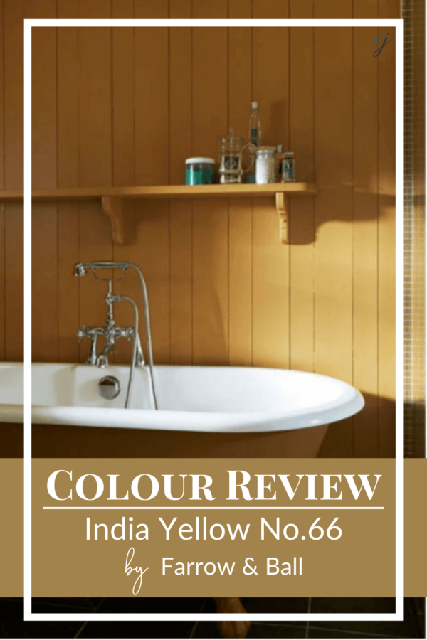 Farrow & Ball India Yellow Colour Review by Claire Jefford