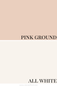Farrow And Ball Pink Ground Colour Review by Claire Jefford
