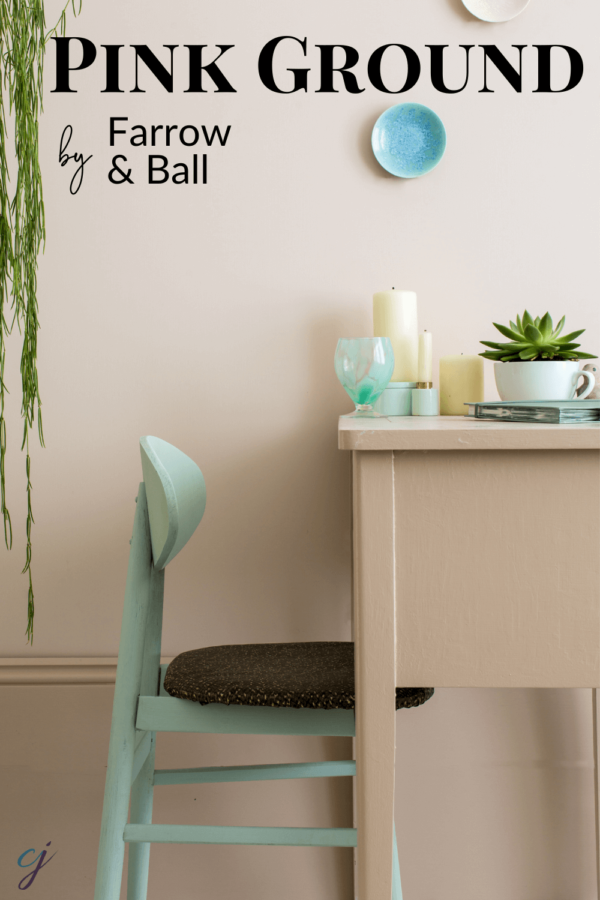 Farrow And Ball Pink Ground Colour Review by Claire Jefford