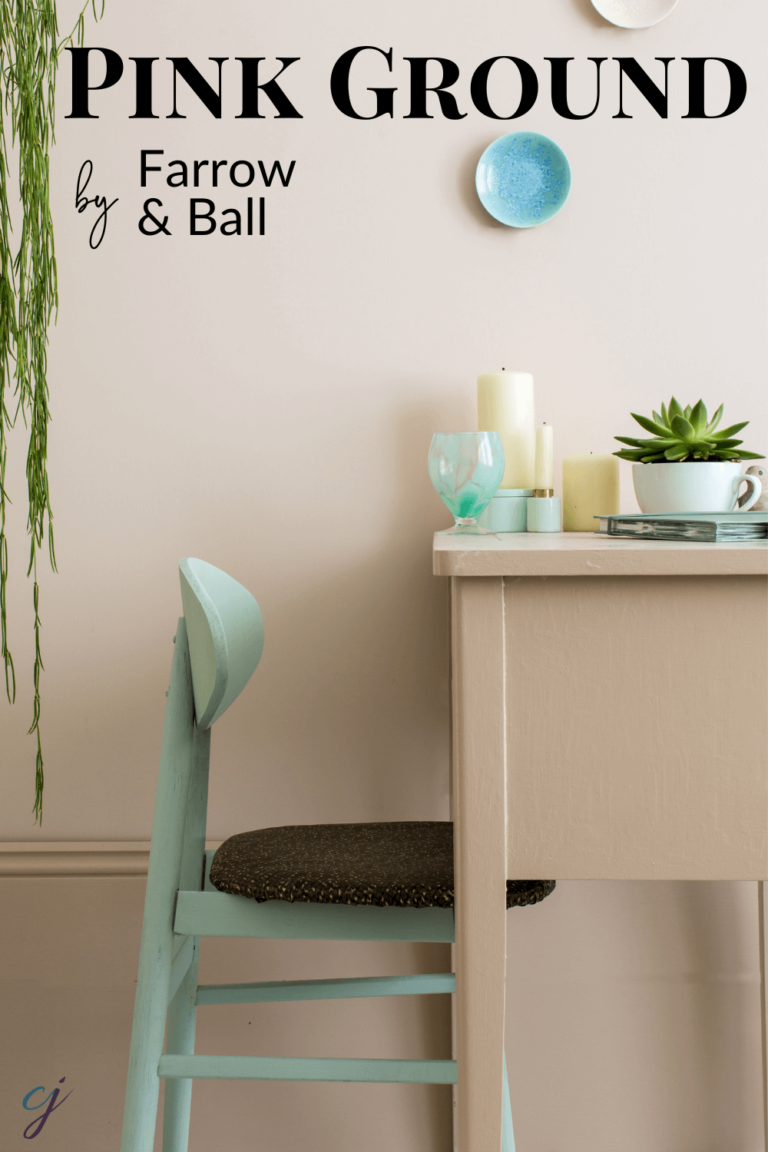Farrow And Ball Pink Ground Colour Review by Claire Jefford