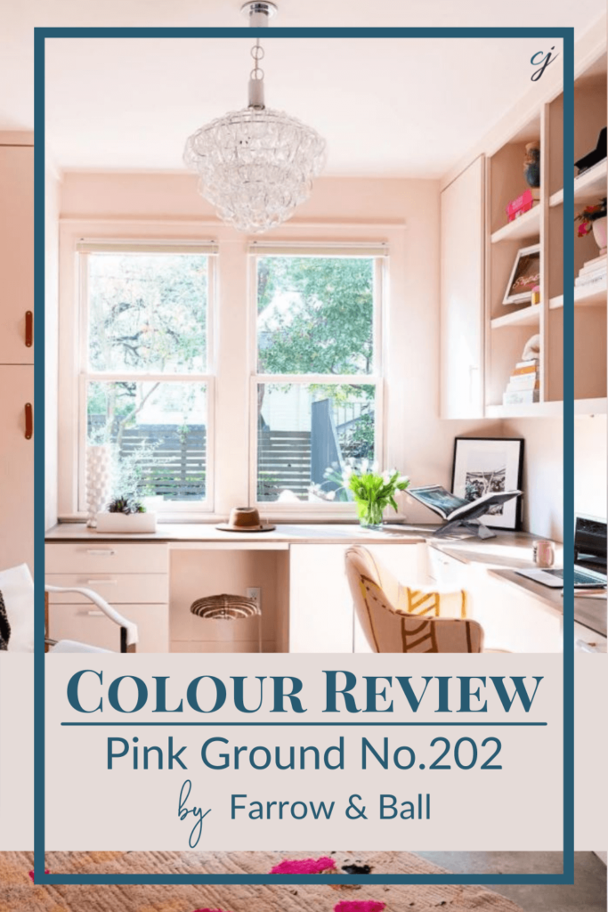 Farrow And Ball Pink Ground Colour Review by Claire Jefford