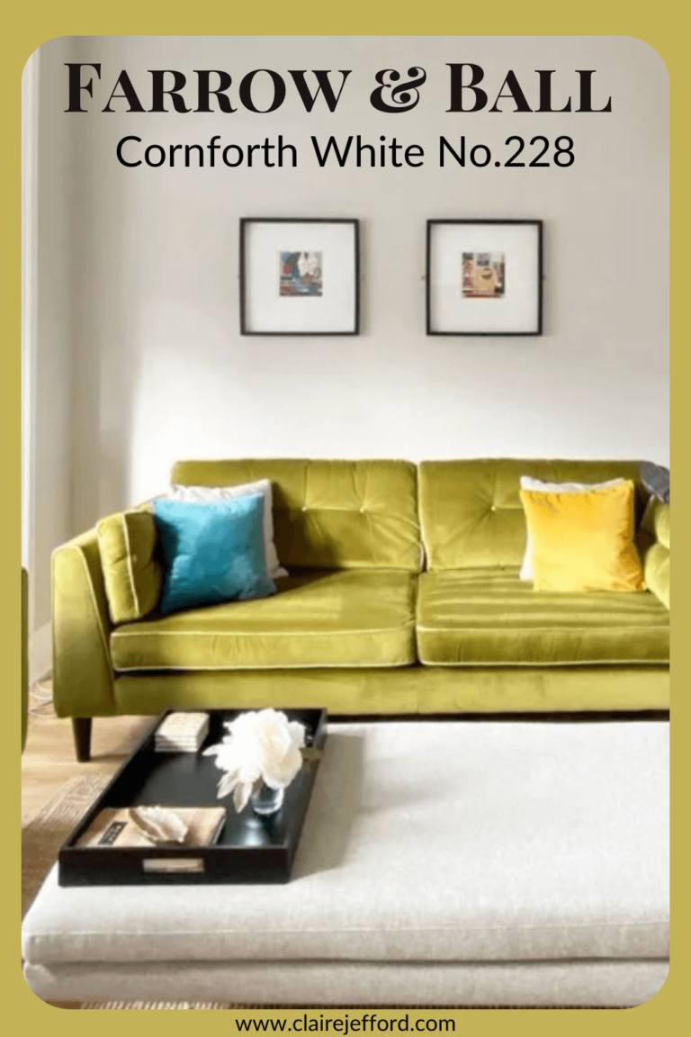 Farrow & Ball's Cornforth White Colour Review by Claire Jefford