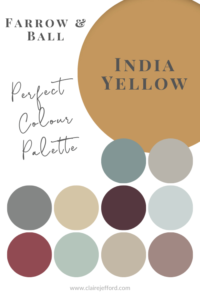 Farrow & Ball India Yellow Colour Review by Claire Jefford