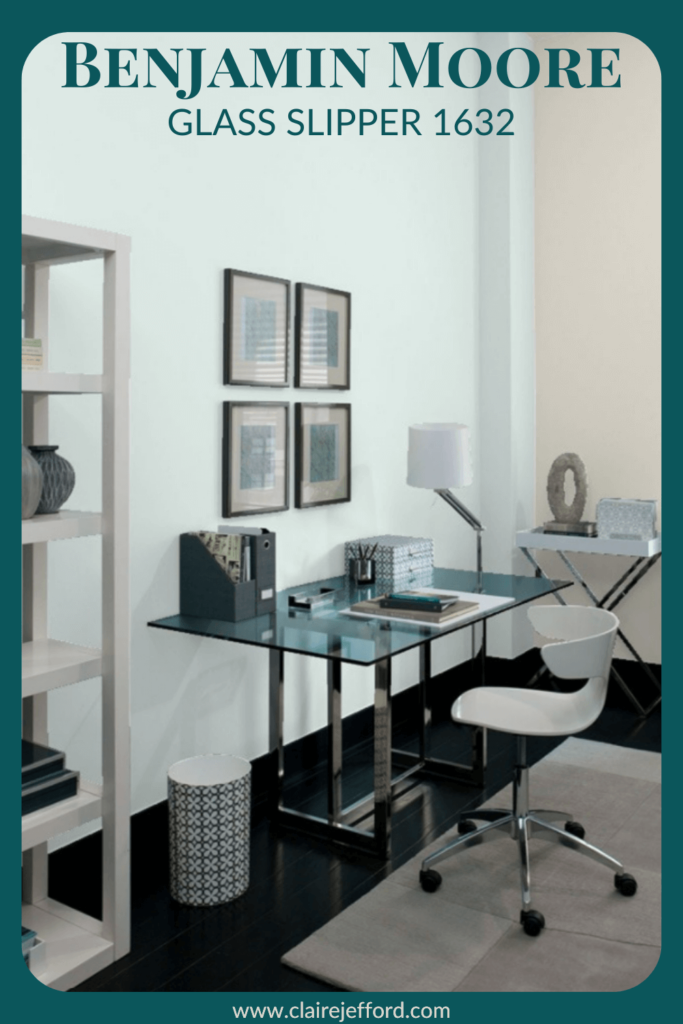 Benjamin Moore Glass Slipper Colour Review by Claire Jefford