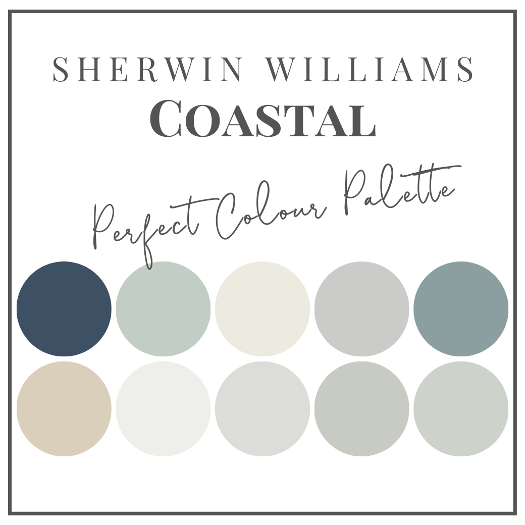 Sherwin Williams Coastal - Perfect Colour Palettes - Claire Jefford