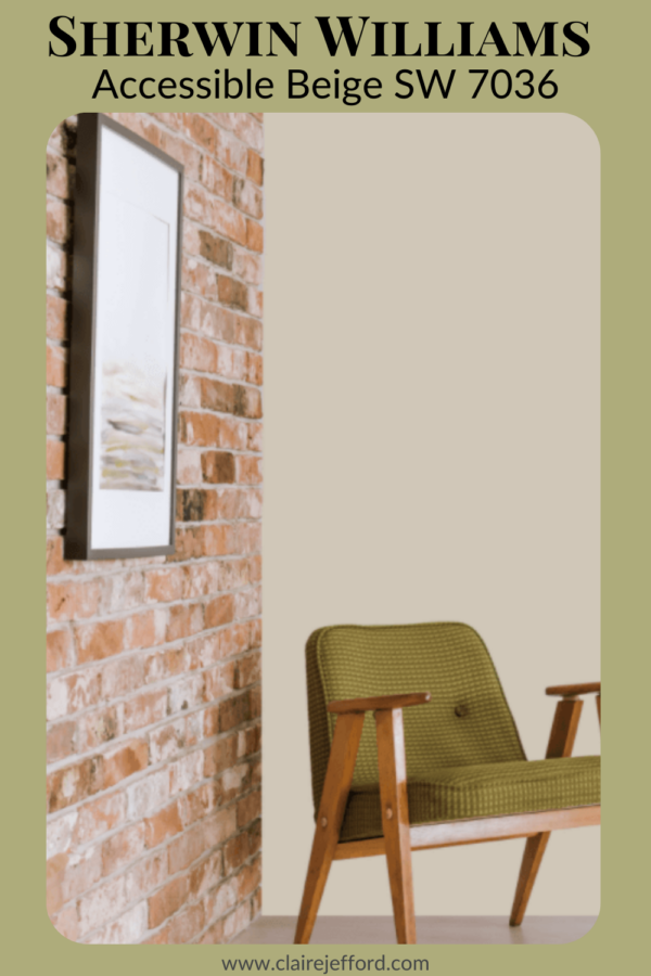 Sherwin Williams Accessible Beige Colour Review by Claire Jefford