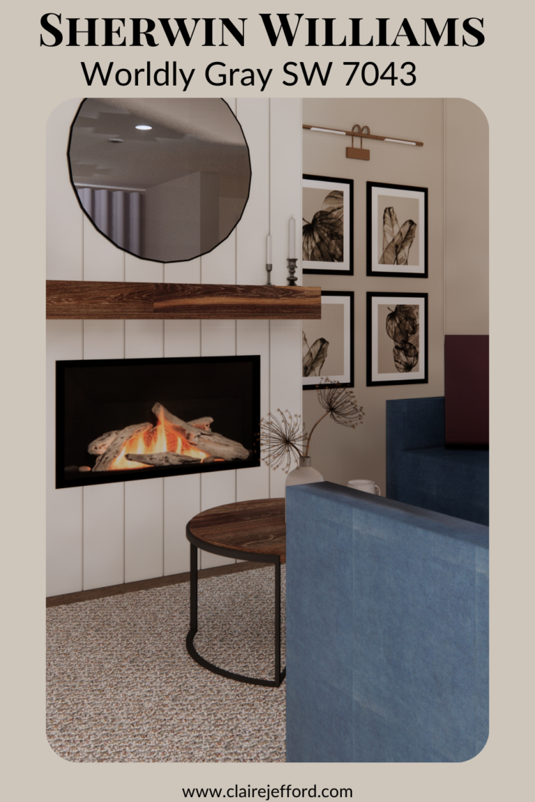 Sherwin Williams Worldly Gray Colour Review by Claire Jefford